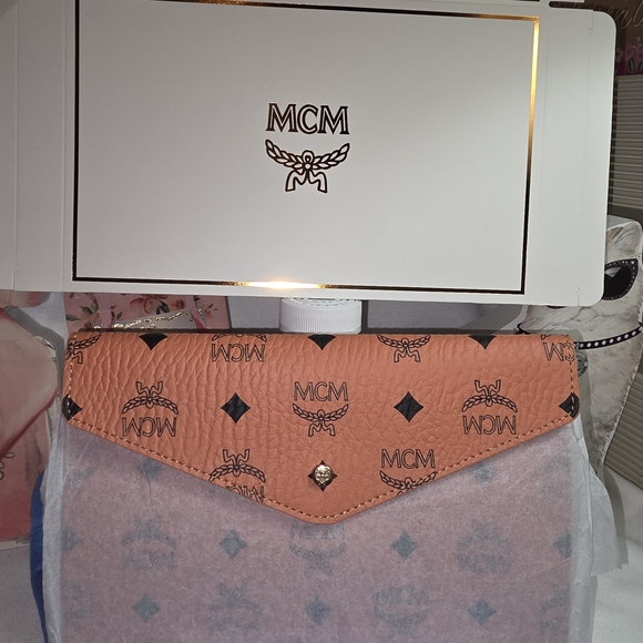 MCM | Bags | Low Start Mcm Envelope Parfumes Cognac Collection | Poshmark